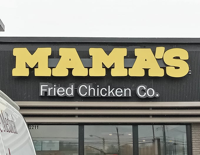 Those big yellow letters don't just spell "MAMA'S"—they spell "comfort," "satisfaction," and "you'll be back next week."