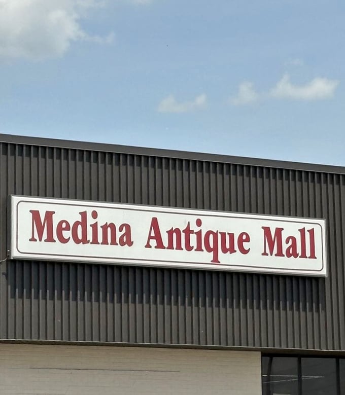 The sign says it all—simple, straightforward, and promising adventures in time travel without the complicated physics. Just bring your imagination and wallet.