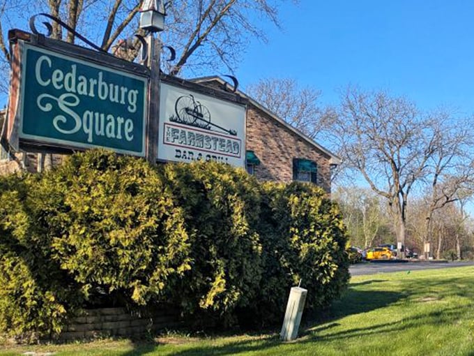 The modest signage is Wisconsin's way of saying, "We don't need to shout about how good we are—the walleye will do all the talking."
