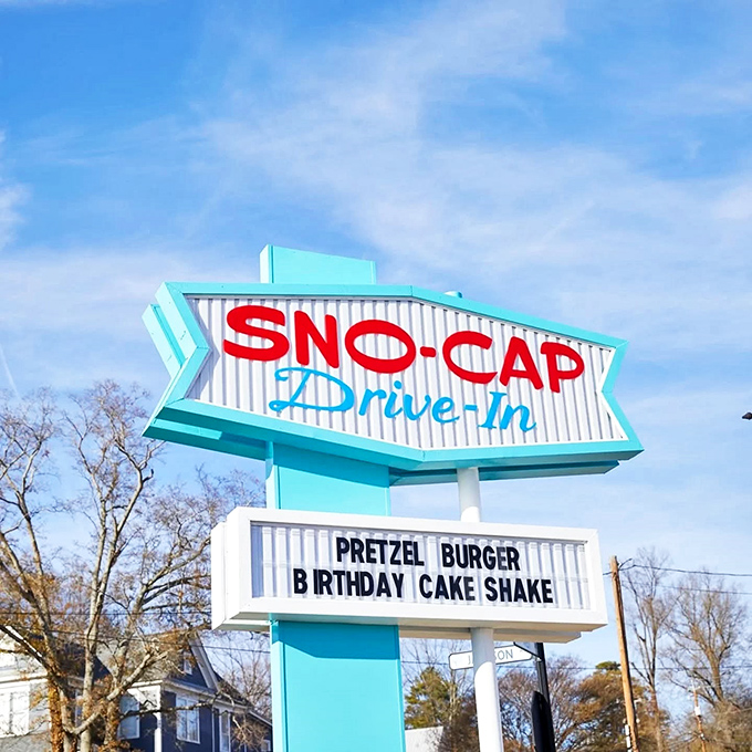When a sign mentions "Birthday Cake Shake," it's not just announcing a menu item—it's issuing an invitation to celebrate.