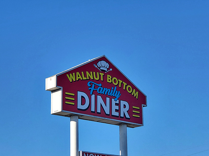The roadside sign announces itself against the blue Pennsylvania sky. Like a lighthouse for the hungry, guiding travelers to safe harbor.