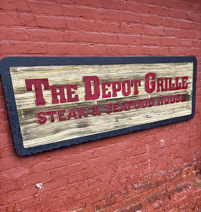The sign doesn't just mark a restaurant—it's a beacon for those seeking serious steak satisfaction in Staunton.