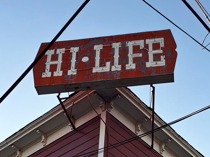 That weathered Hi-Life sign has guided hungry San Jose residents through decades of cravings, standing sentinel above a temple of meat.