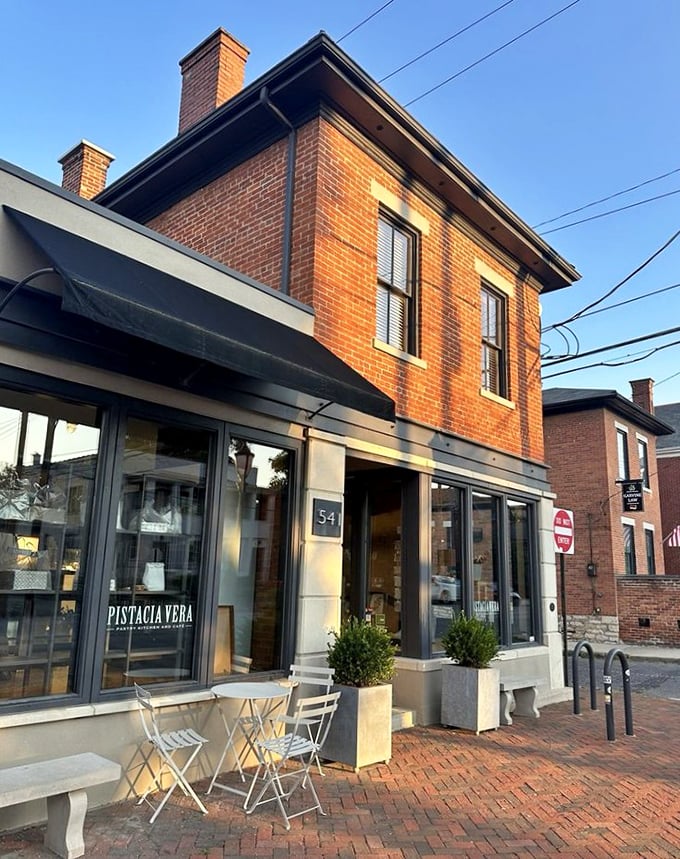 The historic building houses modern delights—proof that sometimes the best things in life require a blend of old and new.