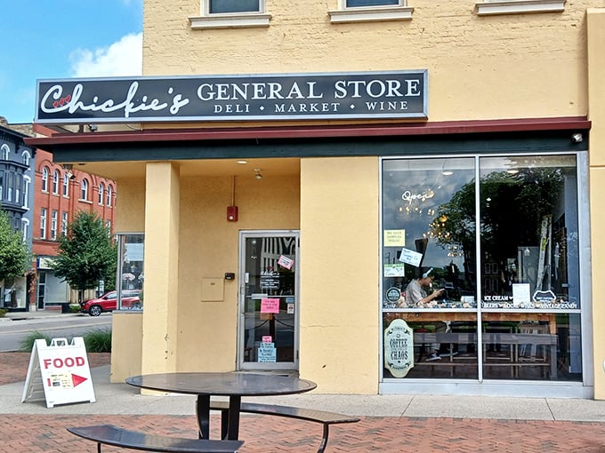 The storefront beckons like an old friend with good news – "Yes, we're open, and yes, we're about to make your day significantly better with sandwiches."