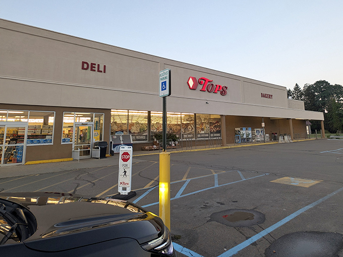 Even the supermarket in Wellsboro maintains small-town practicality—because adventures in Pennsylvania's wilderness require provisions.