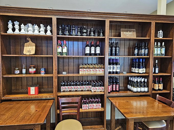 Not just a pizzeria, but a place that appreciates the finer things—like a well-curated selection of wines to elevate your pizza night.