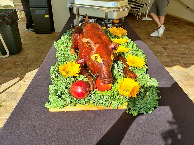 The whole hog experience—barbecue in its most primal, perfect form. This is what dedication to craft looks like.