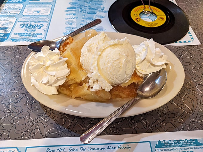 Apple pie à la mode—the dessert equivalent of a Norman Rockwell painting that you can actually eat.