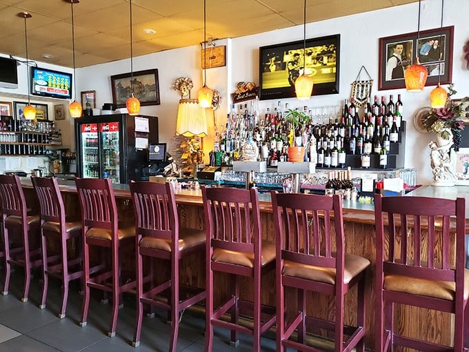 15. bar counter
