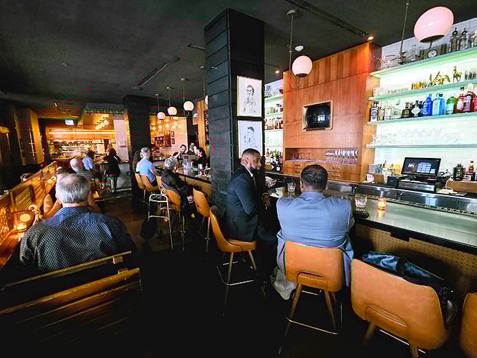 The bar at Bud & Marilyn's isn't just where drinks are served—it's where strangers become friends over perfectly crafted cocktails.