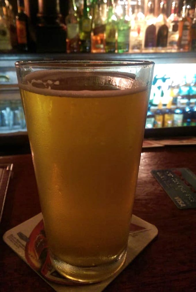 The perfect pour—golden, cold, and promising the kind of afternoon where time slows down just enough.