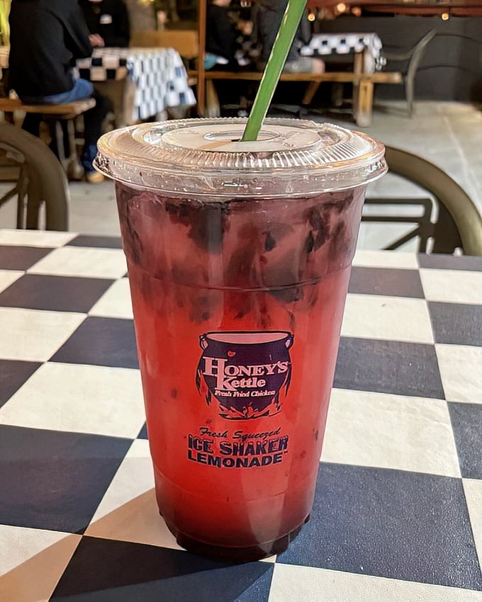 Berry-infused lemonade that's as photogenic as it is refreshing. The perfect sweet-tart companion to cut through rich, savory chicken.