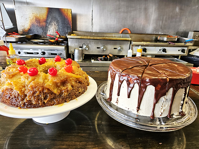 Life advice: always save room for dessert, especially when it involves chocolate dripping dramatically down the sides of a towering cake.