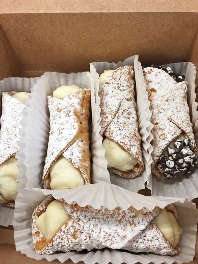 Cannoli so authentic they should come with their own passport – crisp shells giving way to creamy, sweet ricotta filling that transports you straight to Sicily.