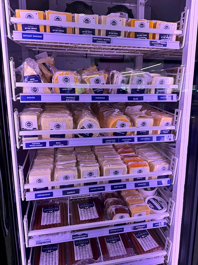 Not just ice cream—their cheese selection proves Penn State's dairy mastery extends to the savory side of life.