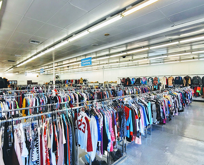 The clothing section stretches to infinity. With the $33 cart deal, you could refresh your entire wardrobe for less than one designer shirt.
