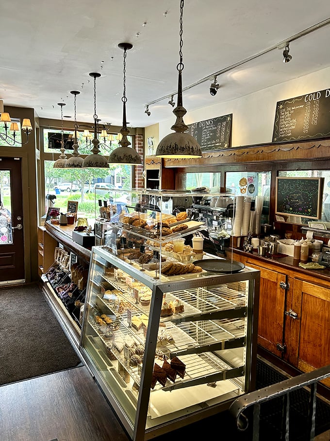 The counter where dreams are made—watch as pastries and coffee transform ordinary mornings into memorable ones. 