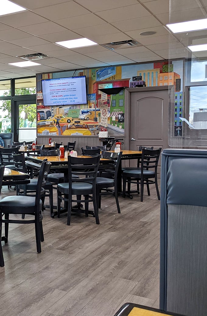 The dining room—where strangers become friends united by the universal language of "mmm" and "you've got to try this."
