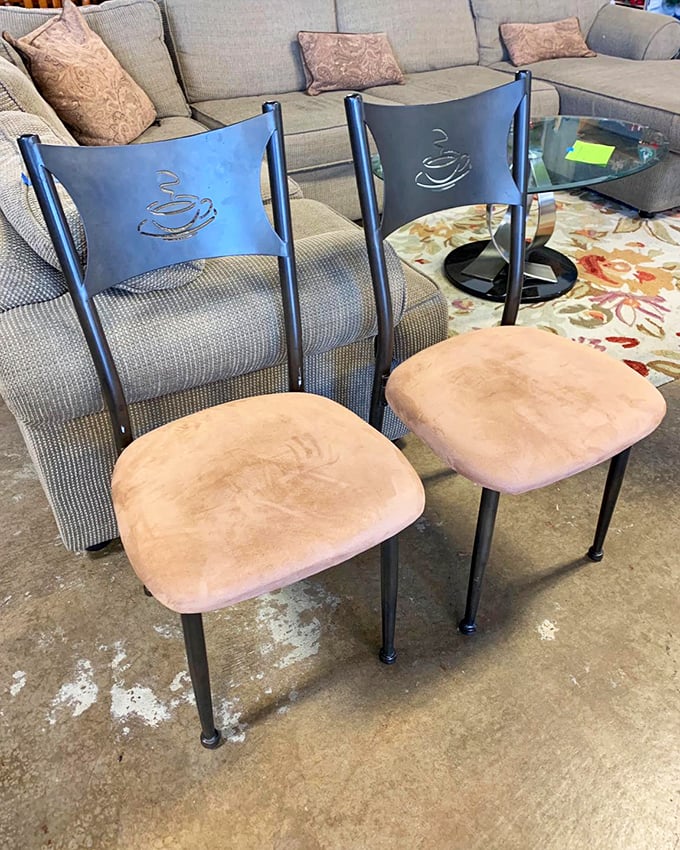 These whimsical coffee-themed chairs would make morning caffeine rituals even more enjoyable—quirky character without the boutique price tag.