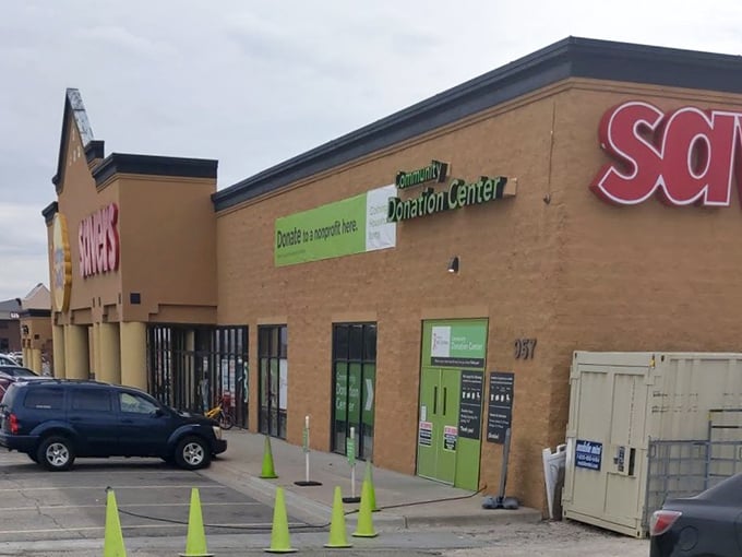 The Community Donation Center reminds us that Savers isn't just about shopping—it's about giving back to the community too.