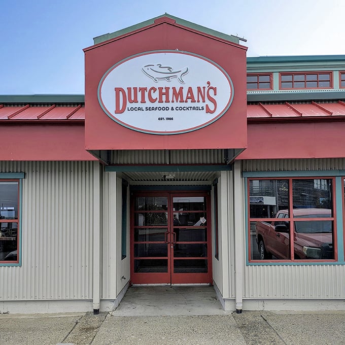 The entrance promises no pretension, just honest seafood that speaks for itself—the culinary equivalent of "what you see is what you get."