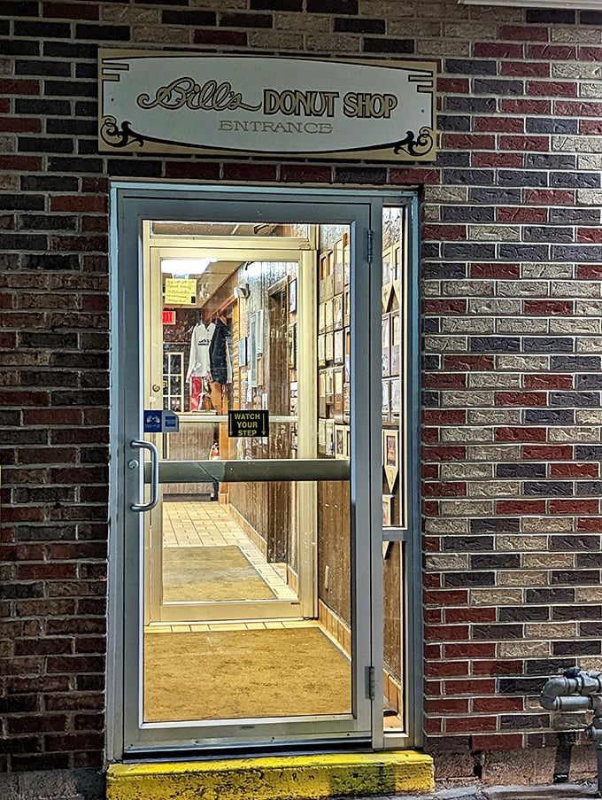 The entrance to paradise – where calories don't count and the aroma of fresh donuts has been known to lure people from miles away.