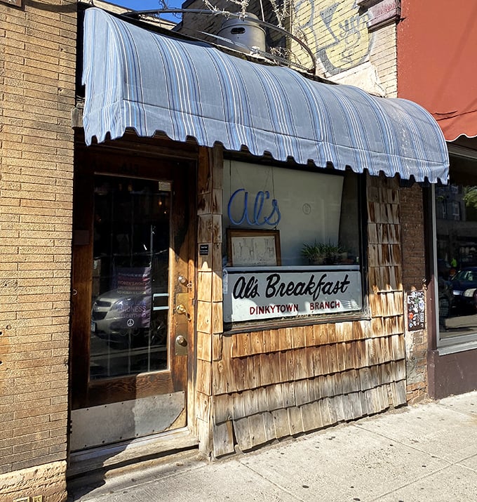 The blue awning and wooden shingles have become an iconic part of Minneapolis' culinary landscape. This tiny storefront houses enormous flavor.