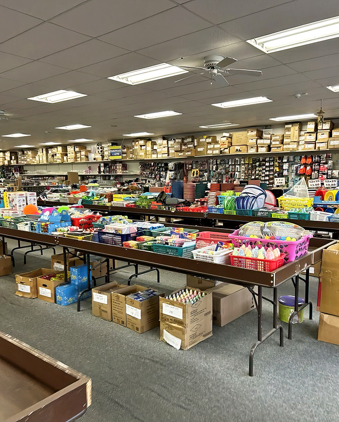 Tables laden with colorful treasures as far as the eye can see. This isn't shopping – it's a treasure hunt where everyone wins.