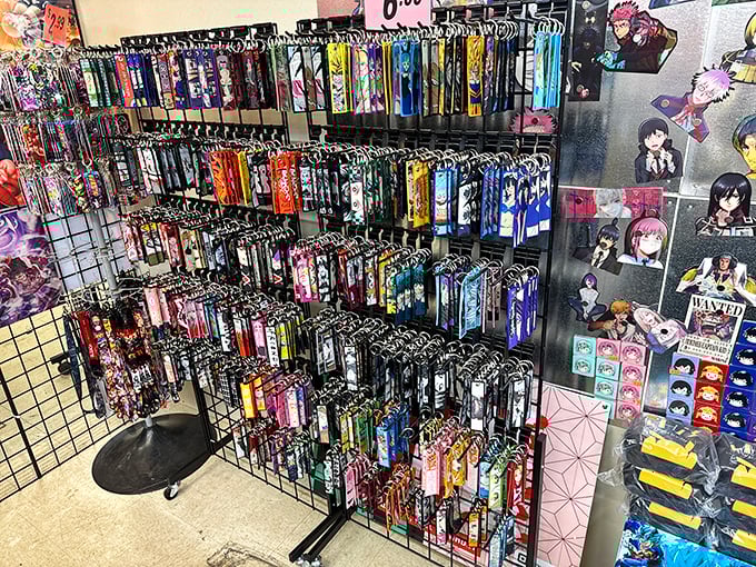 Anime and pop culture merchandise displays cater to collectors and fans, proving Tampa Mall has something for every generation and interest.
