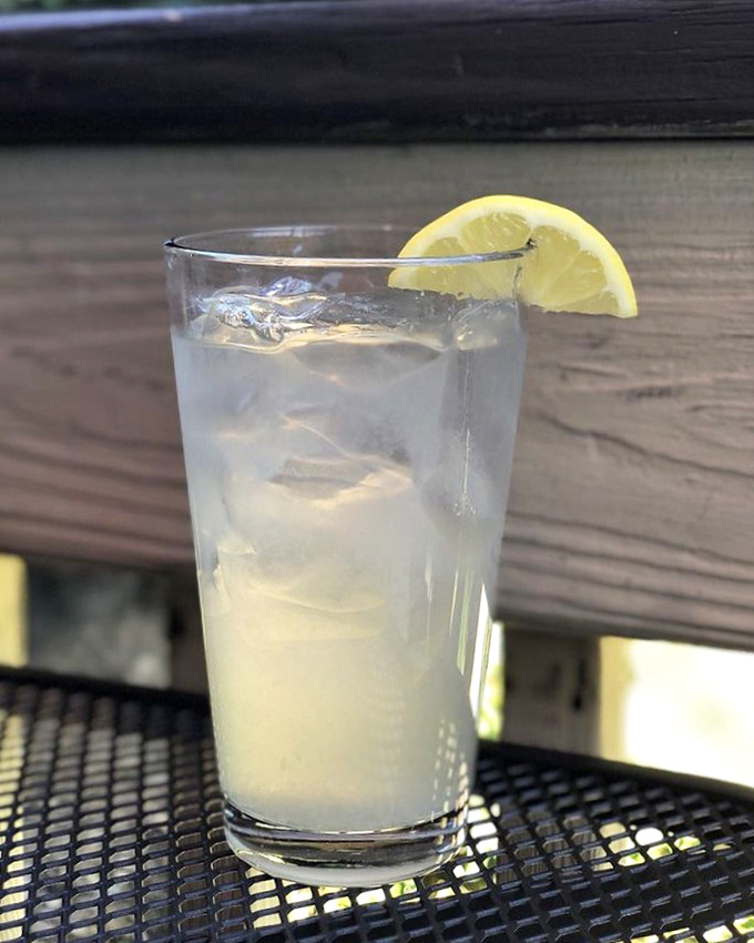 Sometimes the simplest pleasures are best—like this crystal-clear lemonade on the deck, where Pennsylvania sunshine turns an ordinary drink into liquid gold.