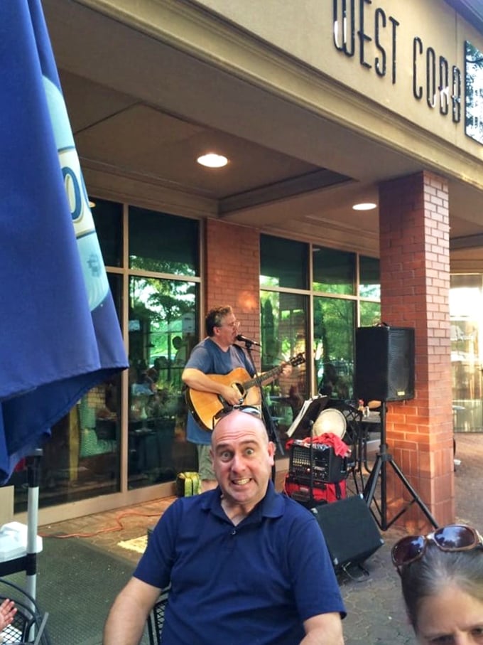 Live music on the patio adds another sensory dimension to the West Cobb experience—because good food deserves its own soundtrack.