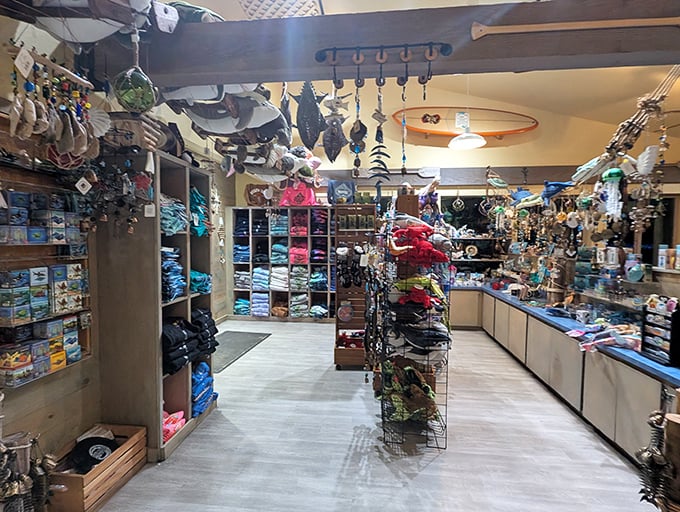 A nautical shopping paradise where you can buy everything except what you really want – the recipe for that incredible chowder.