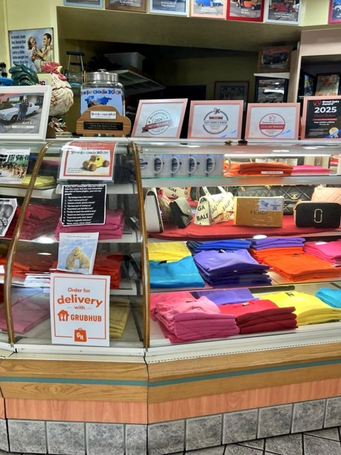 Merchandise and memories for sale—because sometimes you need a t-shirt to prove you've discovered one of Phoenix's best-kept breakfast secrets.