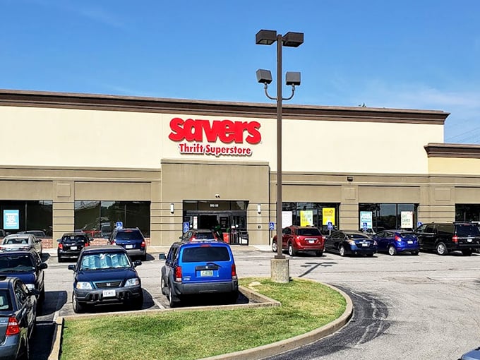 Thrift store or treasure chest? Savers' exterior might be modest, but inside lies a world of wonderful weirdness waiting to be discovered.