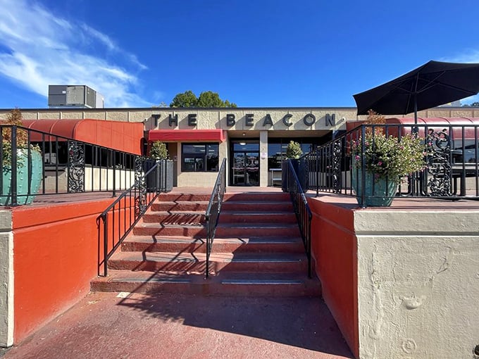 Those entrance steps aren't just concrete—they're the gateway to a South Carolina institution where calories don't count and memories multiply.