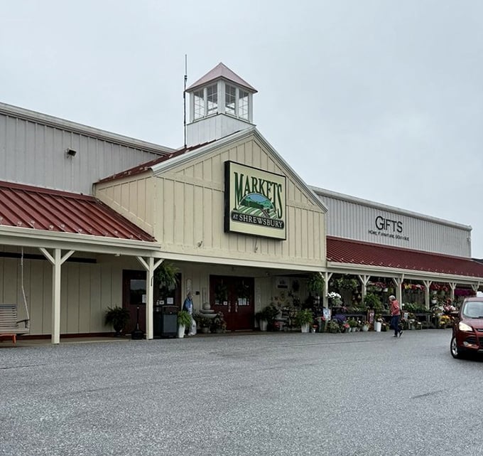 The welcoming exterior doesn't just invite you in—it practically guarantees you'll exit with bags full of treasures and a calendar marked for your return visit.