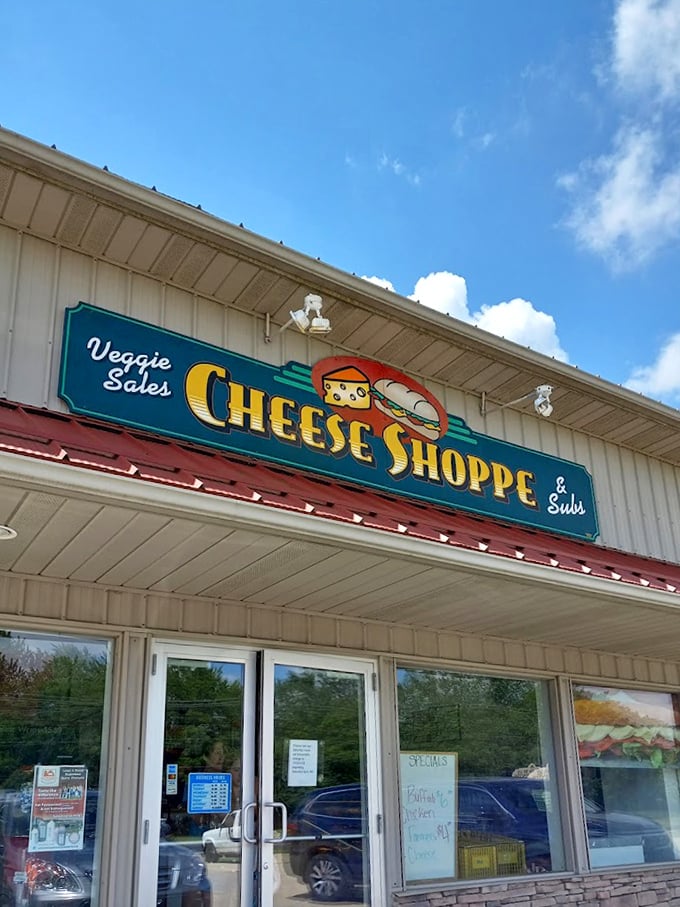 The iconic sign beckons hungry travelers like a lighthouse guiding ships to safe harbor – except this harbor is filled with delicious sandwiches.