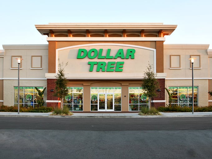 The modern Dollar Tree exterior: sleek, welcoming, and ready to transform your shopping expectations. Bargain hunting has never looked so good.