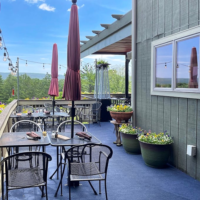 Mountain views complement exceptional cuisine, creating dining experiences that feed both body and soul.