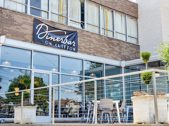 The perfect perch for warm weather dining. When Lake Erie finally decides winter is over, this patio becomes Lakewood's hottest reservation.
