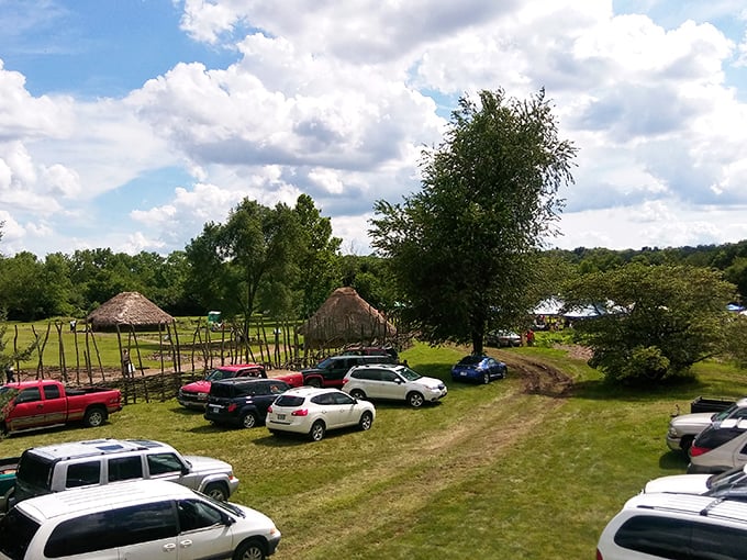 A village with a view! From this vantage point, you can see how SunWatch balances historical accuracy with modern accessibility—the past preserved for future generations.