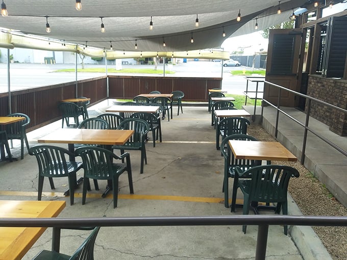The patio: where you can enjoy your barbecue feast al fresco while contemplating how you'll explain those sauce stains on your shirt later.