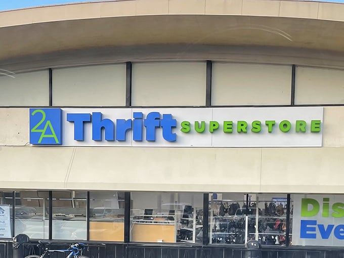 The 2A logo stands proud, a beacon for bargain hunters across Maryland and beyond.