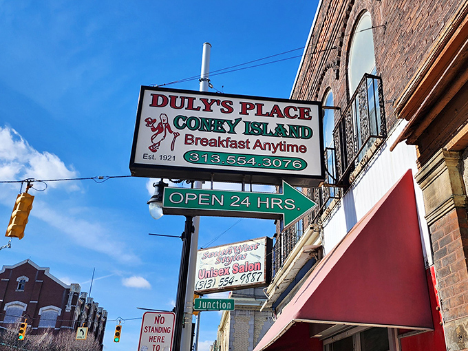 "Open 24 Hours" isn't just a sign—it's a promise. Duly's has been there for night shift workers, early birds, and late-night revelers since 1921.