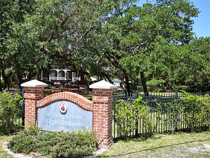 The welcoming entrance sign invites you into a world where Florida's maritime history comes alive—your first step into a journey through time.
