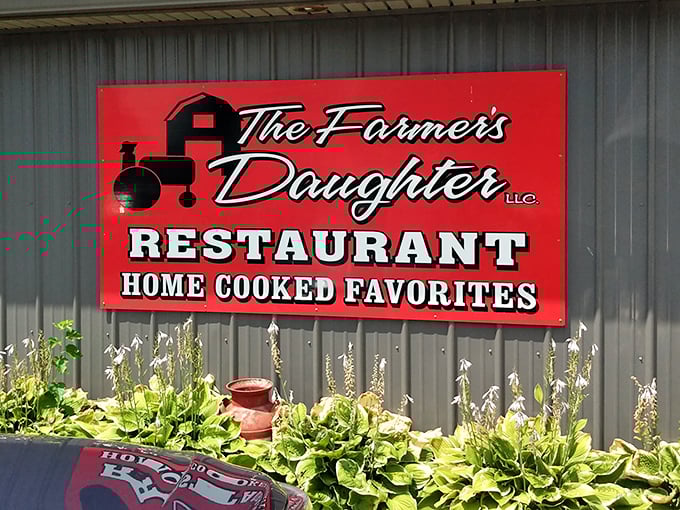 The sign says "Home Cooked Favorites," but what it really means is "We've perfected the food your grandmother made, and we're not afraid to prove it."