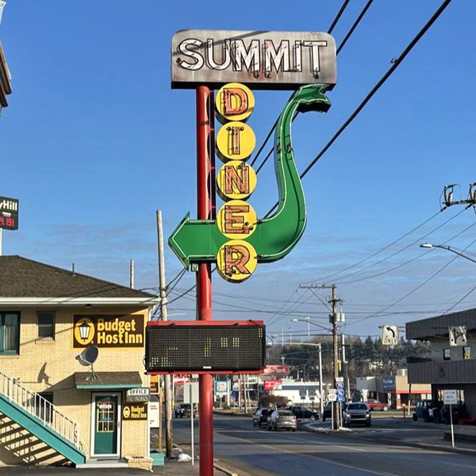 That iconic neon sign has guided hungry travelers for generations—a beacon of hope for empty stomachs and a landmark that says, "You've arrived at somewhere special."