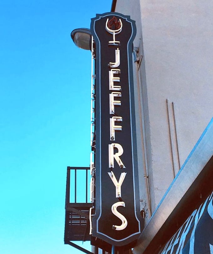 The iconic sign beckons travelers from near and far, promising authentic barbecue experiences that justify every mile driven here.
