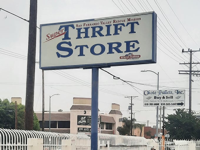 The beacon of bargain hunters everywhere, this sign doesn't just mark a store—it signals an adventure about to begin.